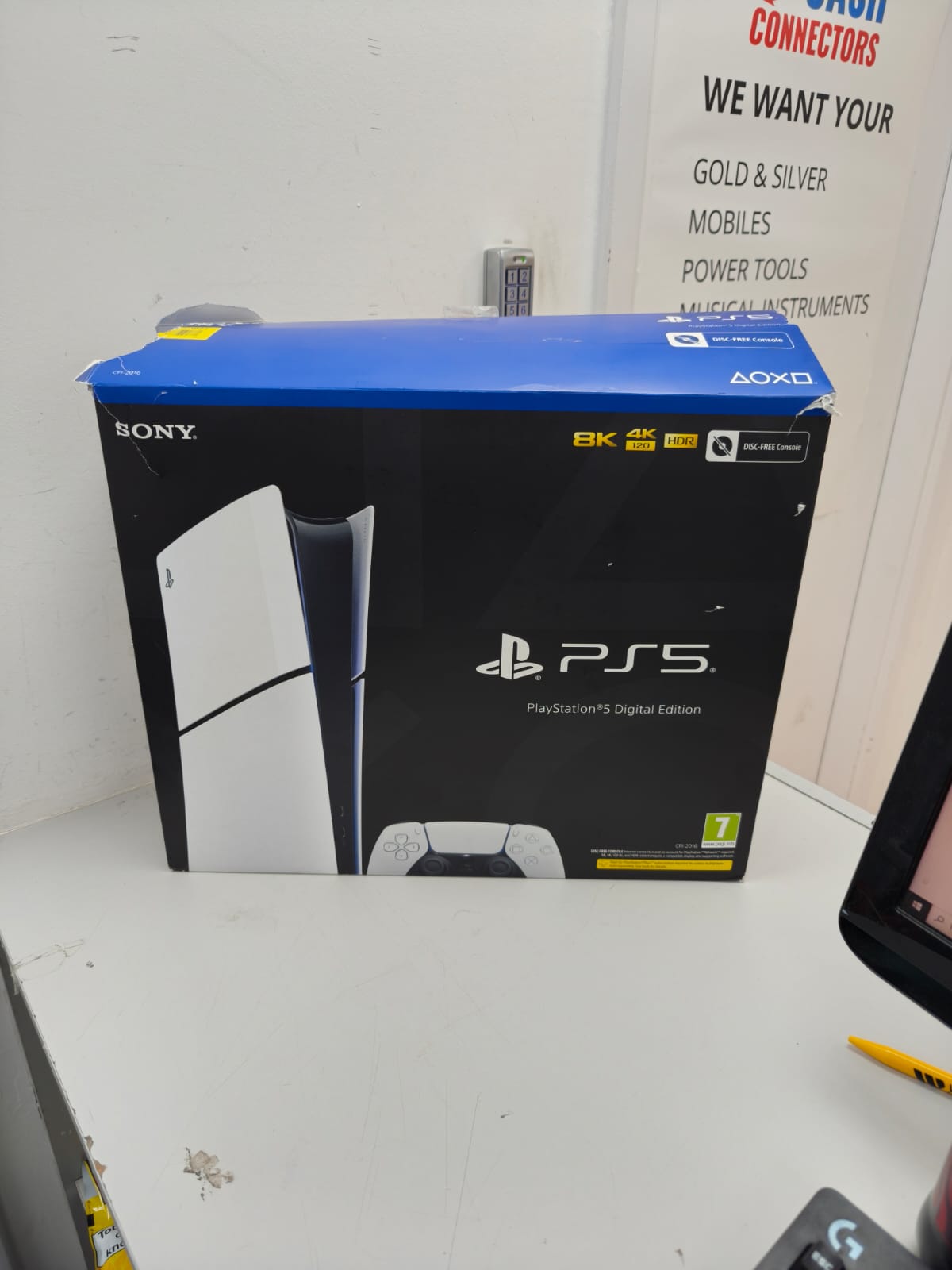 Pre-owned Ps5 Playstation 5 PS5 Slim Digital Edition 1TB Video Game ...